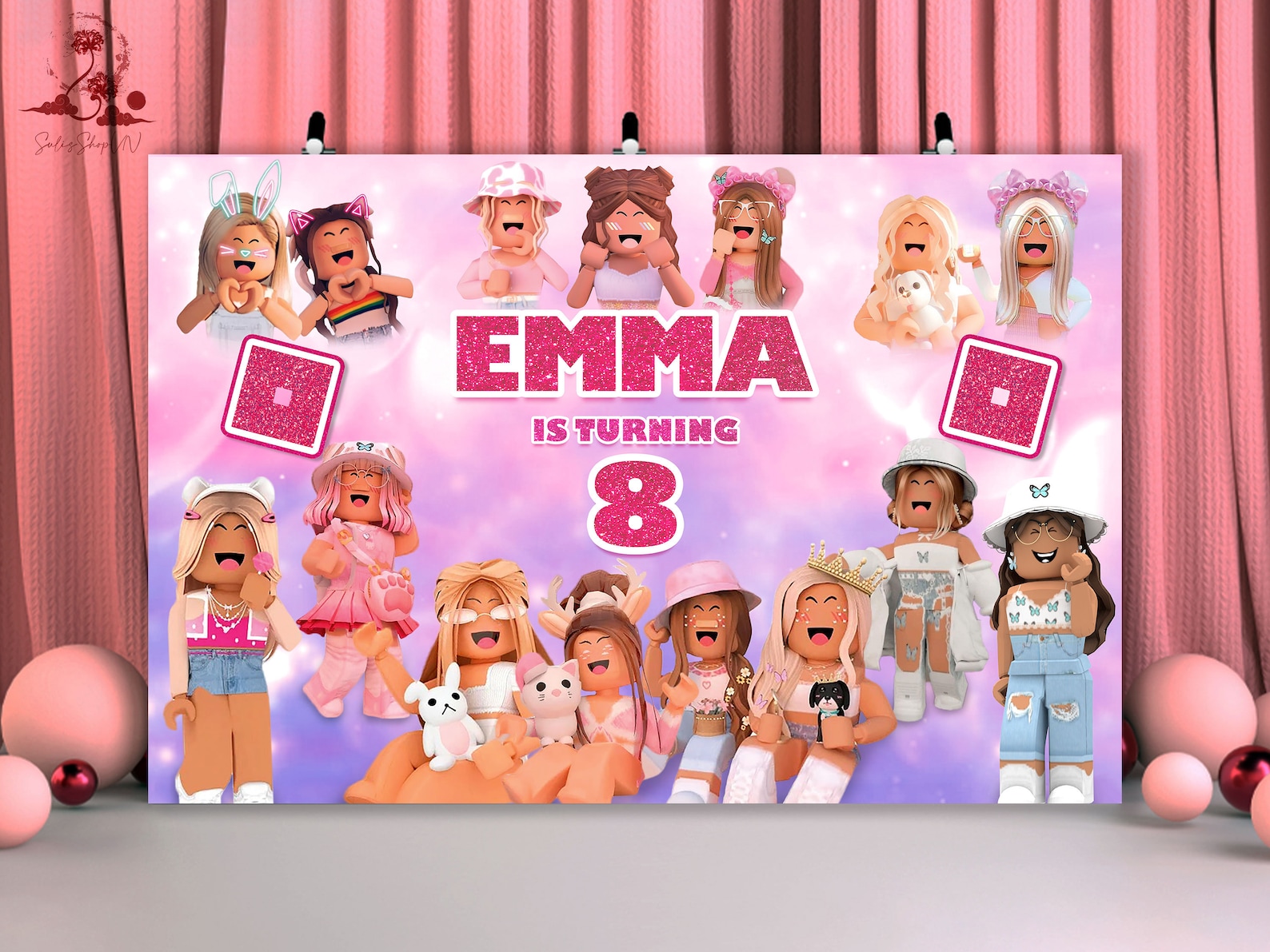 18 Next Level Girl’s Roblox Party Ideas - Crafty Bash!